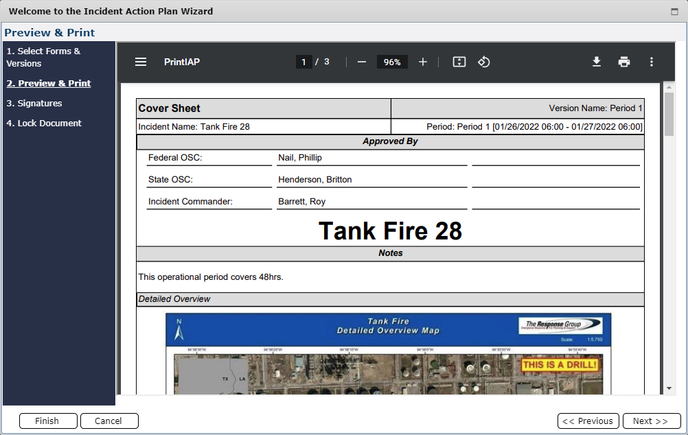 Incident Action Plan Wizard